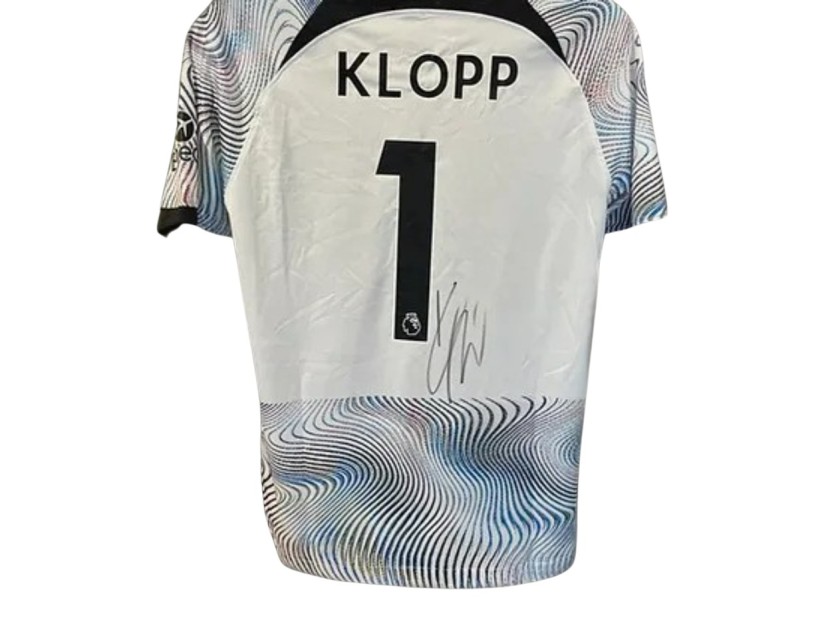 Jurgen Klopp's Liverpool 2022/23 Signed and Framed Away Shirt ...