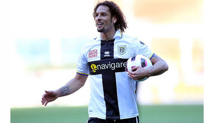 Amauri's Parma Match Shirt, 2010/11 - CharityStars