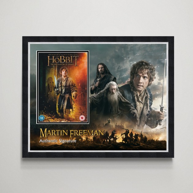Martin Freeman Signed The Hobbit Display - CharityStars