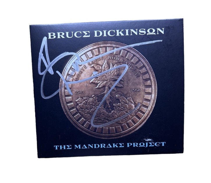Bruce Dickinson of Iron Maiden Signed CD - CharityStars
