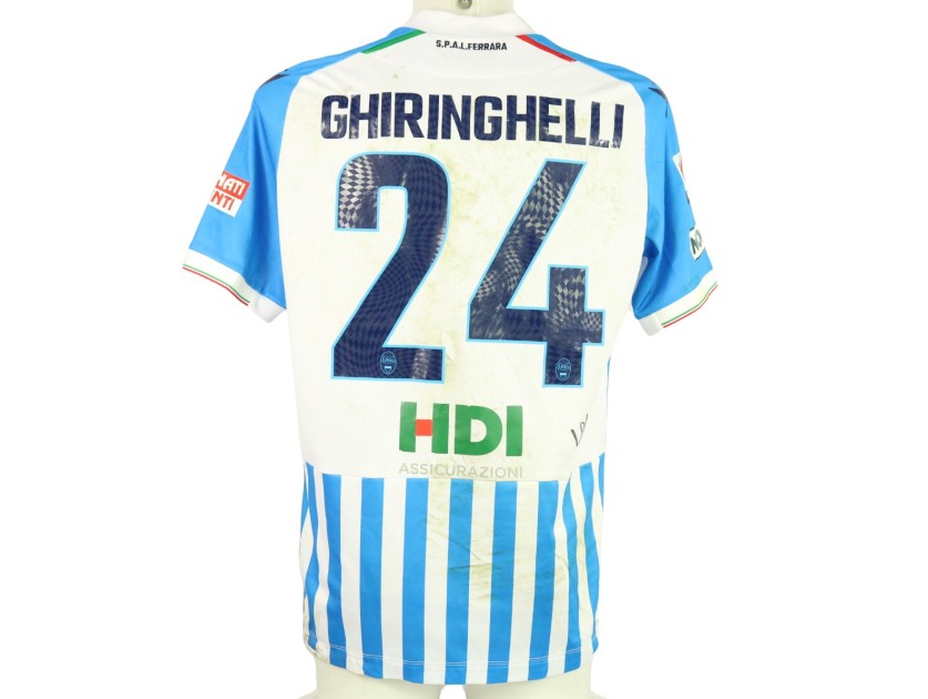 Ghiringhelli 's unwashed Signed Shirt, SPAL vs Recatanese 2024 ...