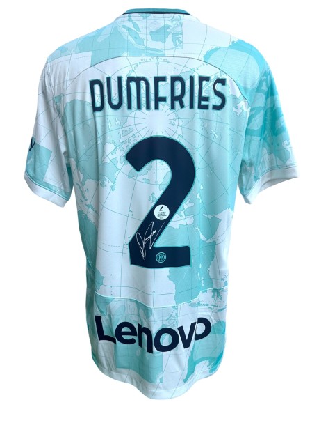 Dumfries' Inter Signed Official Shirt, 2022/23 - CharityStars
