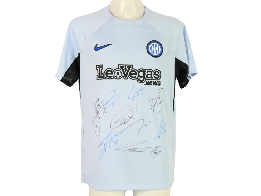 Inter Milan Training Shirt, 2023/24 - Signed by the Players - CharityStars