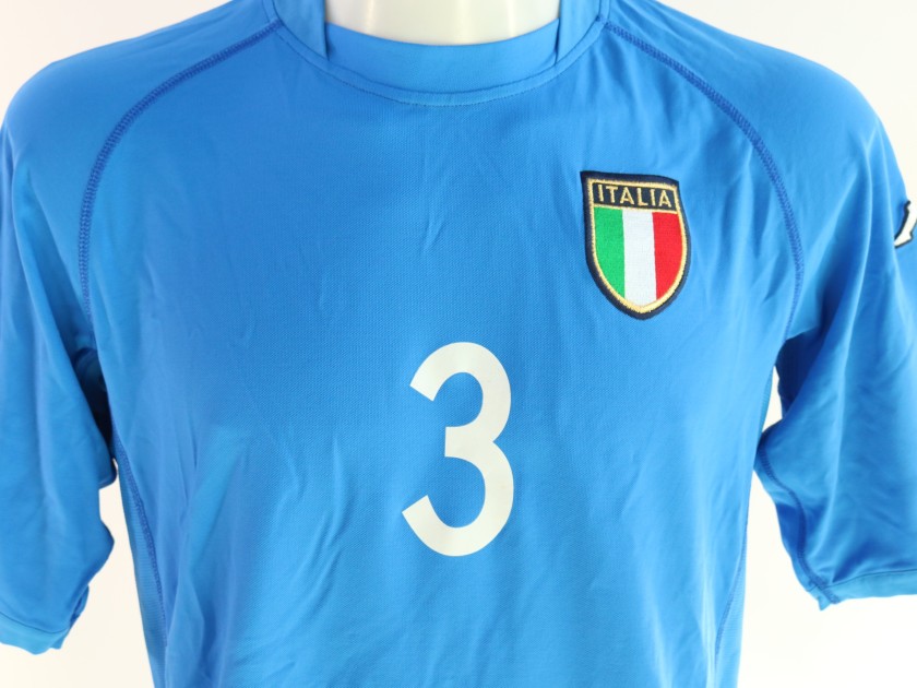 R: Maldini's Match-Issued Shirt Italy vs Ecuador, FIFA World Cup 2002 ...