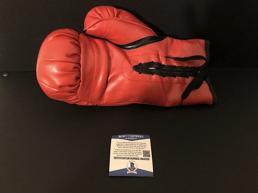 Mike Tyson Signed Everlast Red Boxing Glove - CharityStars