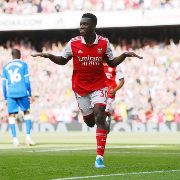 Maglia Eddie Nketiah Arsenal, 2022/23 - Autografata - CharityStars