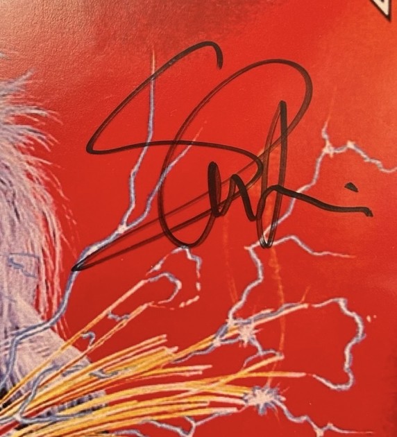 Steve Harris of Iron Maiden Signed and Mounted Print - CharityStars