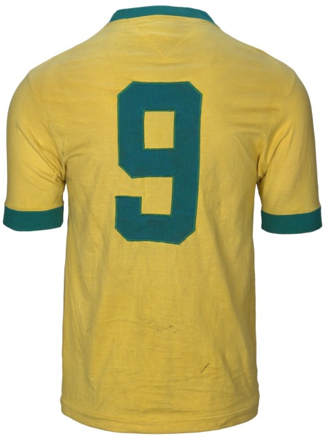 Tostao's Brazil Worn Shirt, 1971/72 - CharityStars