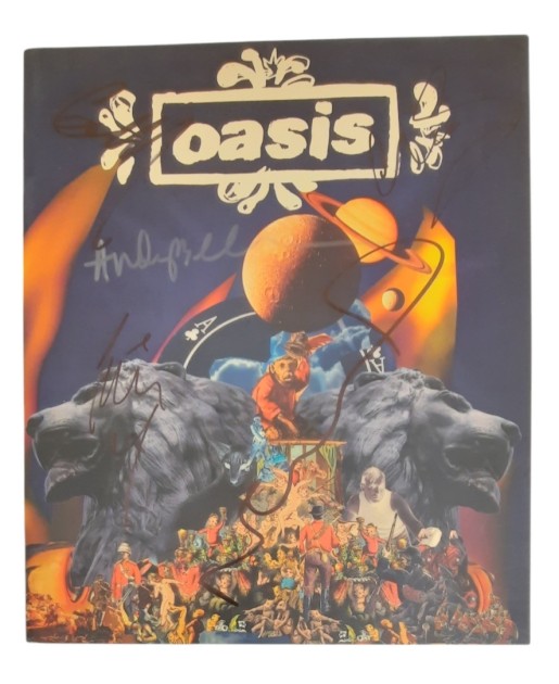 Oasis Signed Tour Programme - CharityStars