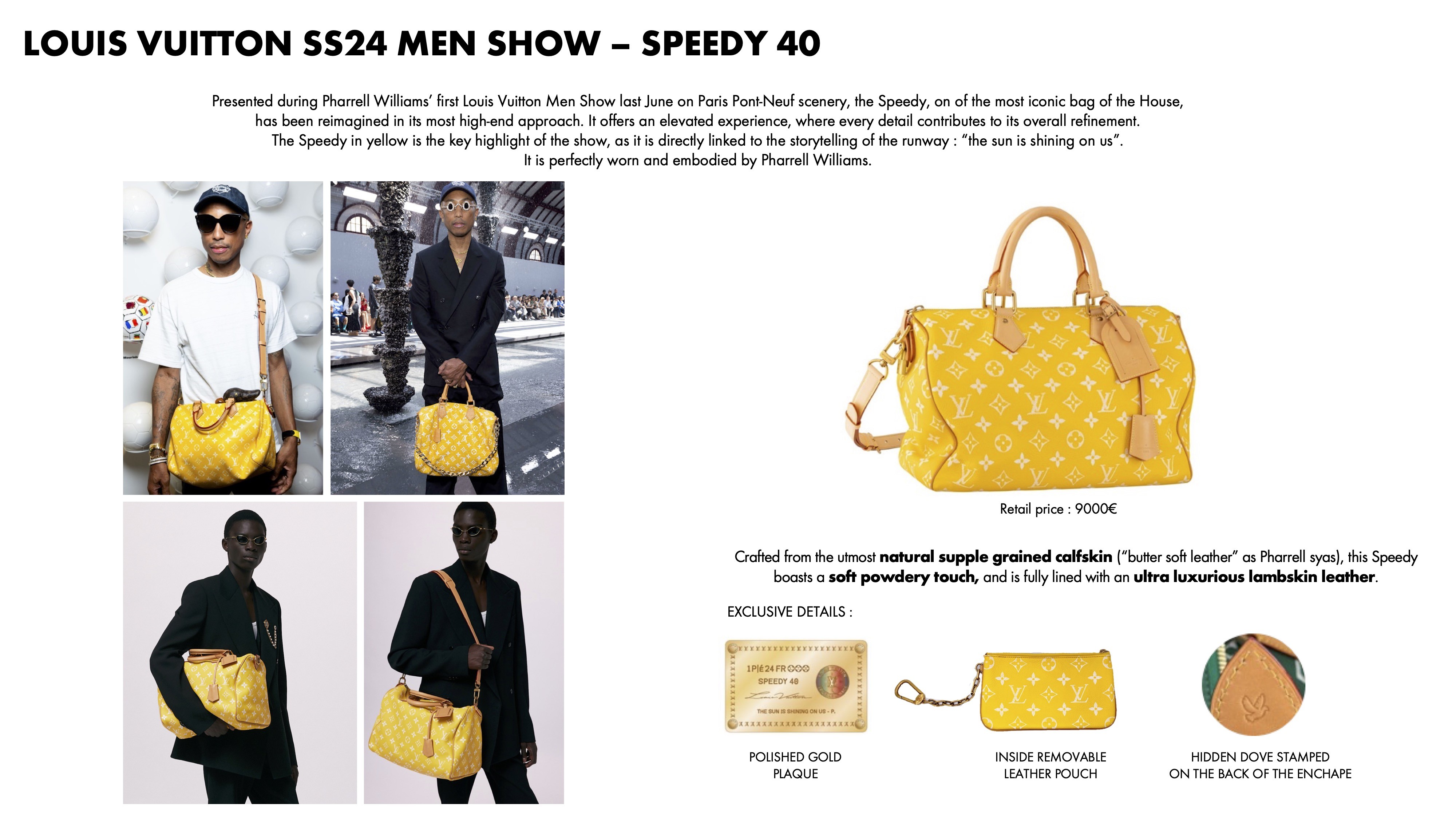 Louis Vuitton Speedy 40 P/E gialla - CharityStars