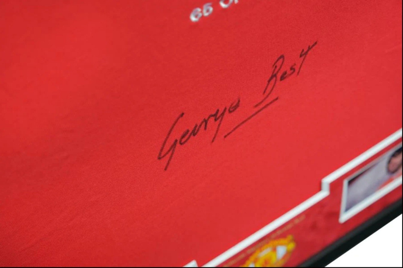 George Best Signed Shirt Display - CharityStars