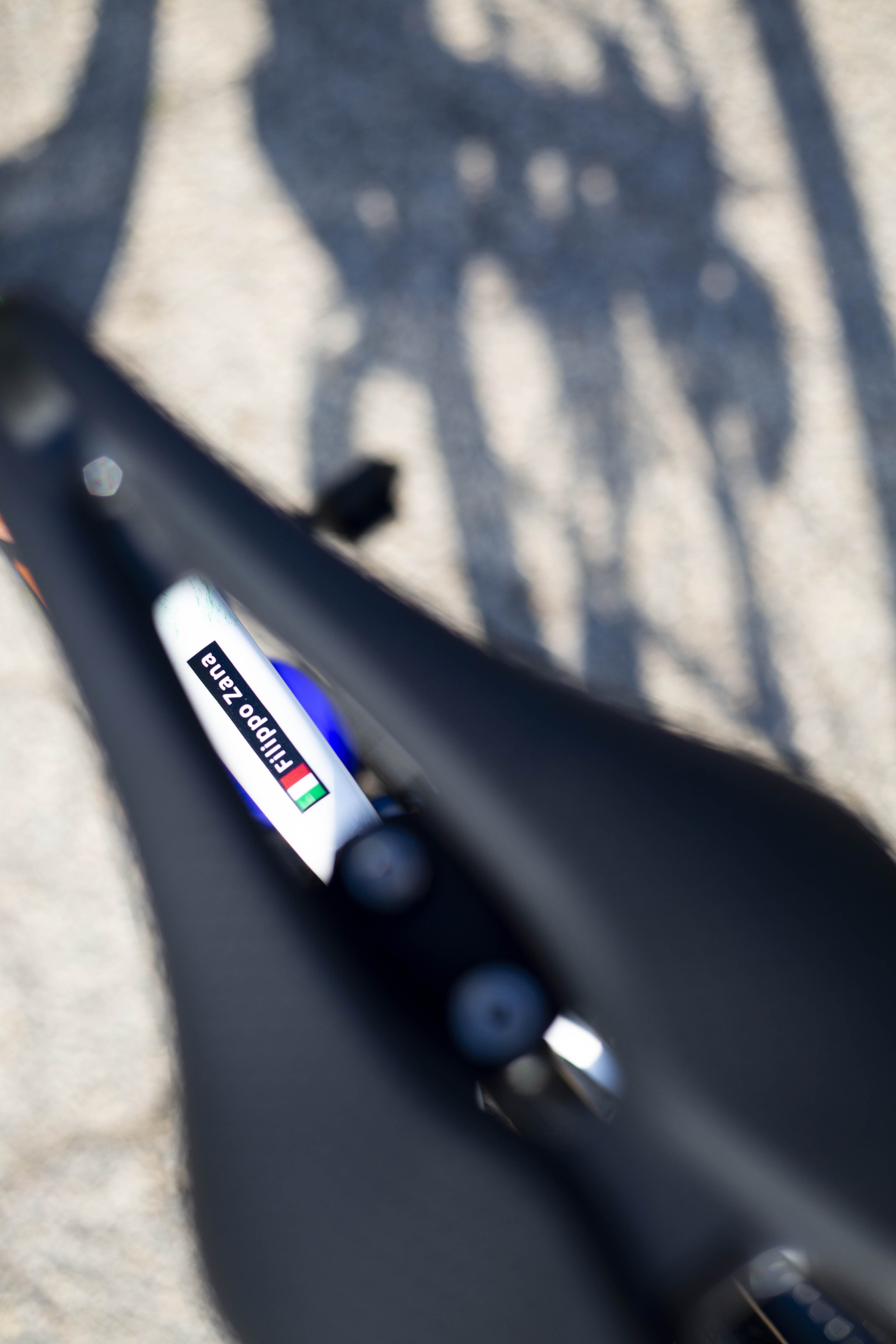 Filippo Zana's Italian Flag Giant Bicycle Used for Giro d'Italia 2023 ...
