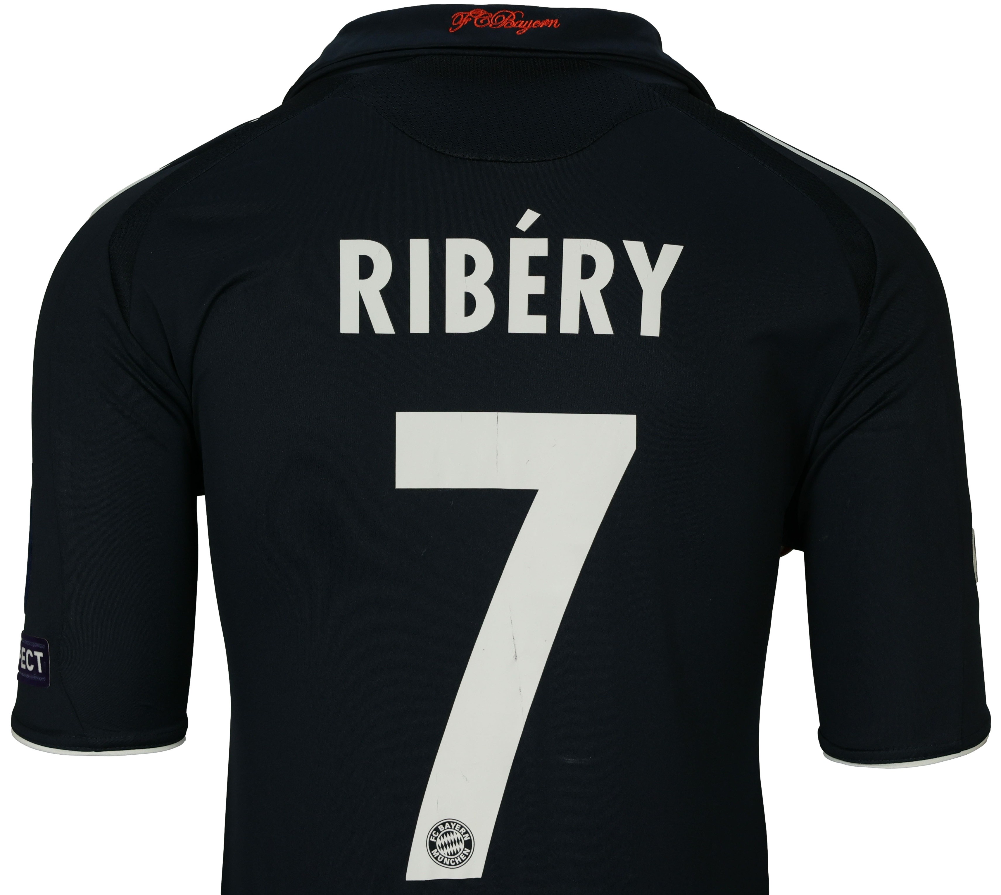 Ribery's Worn Shirt, Manchester United vs Bayern Munich 2010 - CharityStars