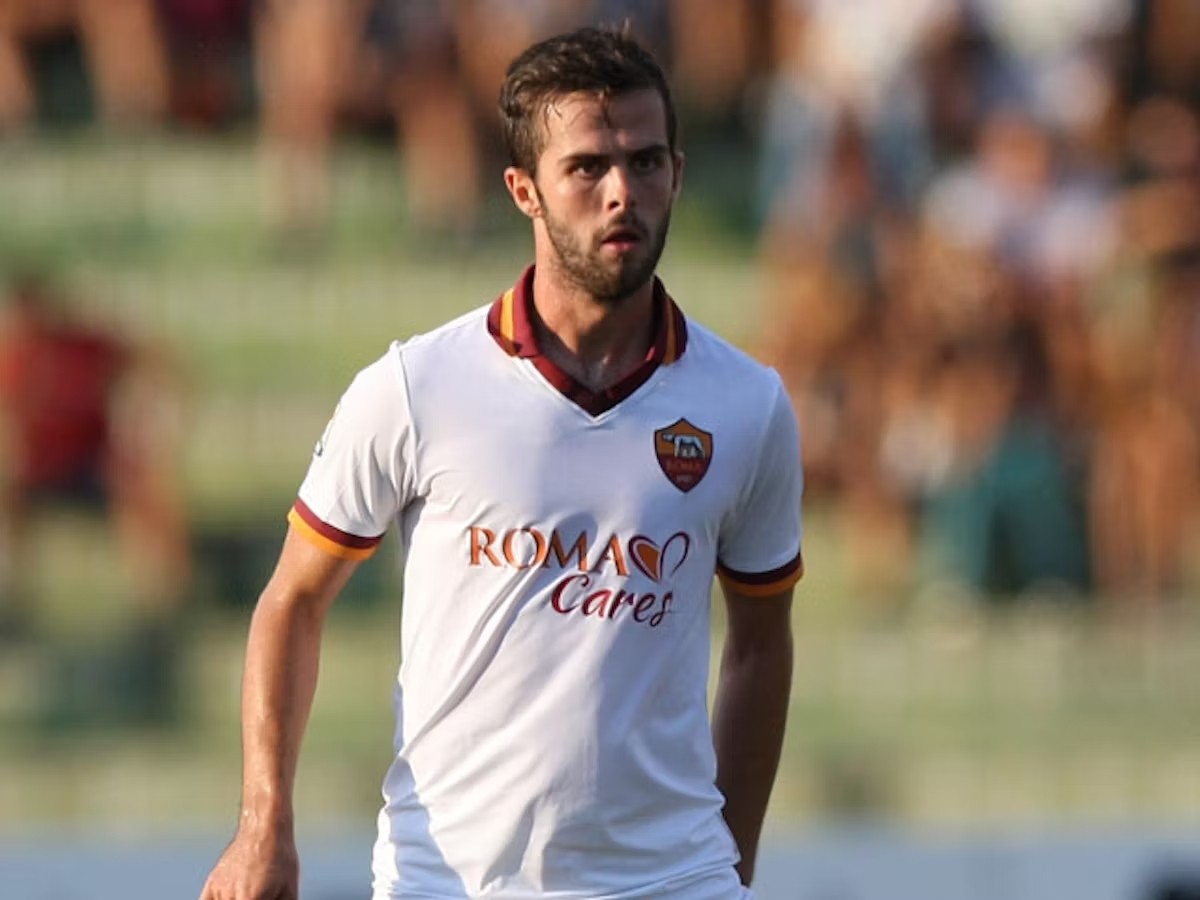 Pjanic's Roma Match Shirt, 2013/14 - CharityStars