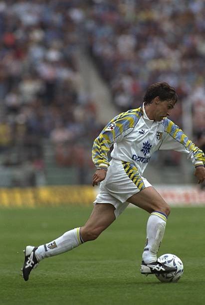Enrico Chiesa's Parma Match Shirt, 1996/97 - CharityStars