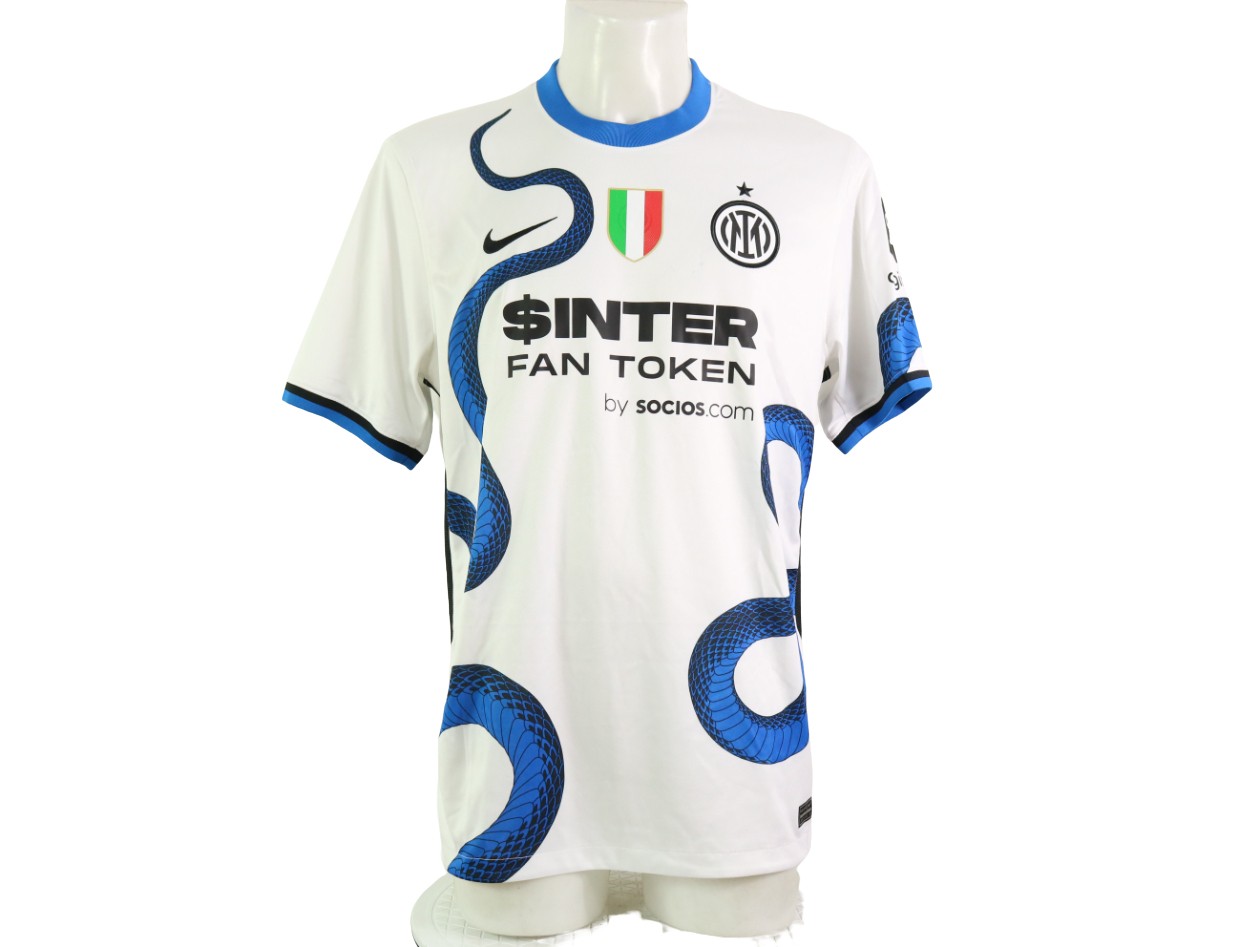 Bastoni Official Inter Signed Shirt, 2021/22 - CharityStars