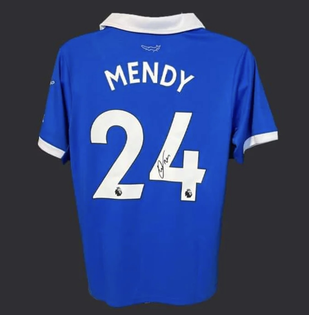 Nampalys Mendy Leicester City 2022/23 Signed Shirt - CharityStars