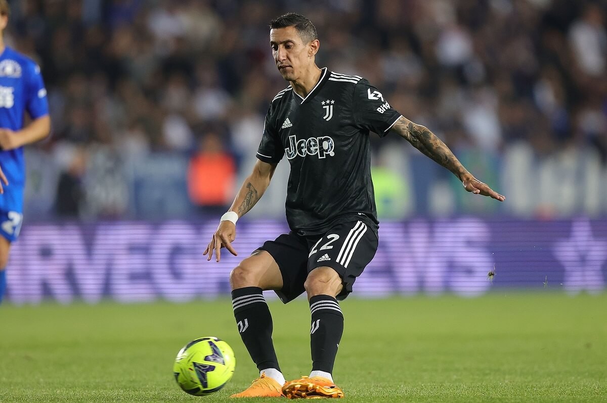 Di Maria Official Juventus Signed Shorts, 2022/23 - CharityStars