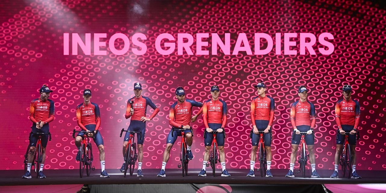Team Ineos Grenadiers Race Jersey, Giro d’Italia 2023 - Signed by the ...