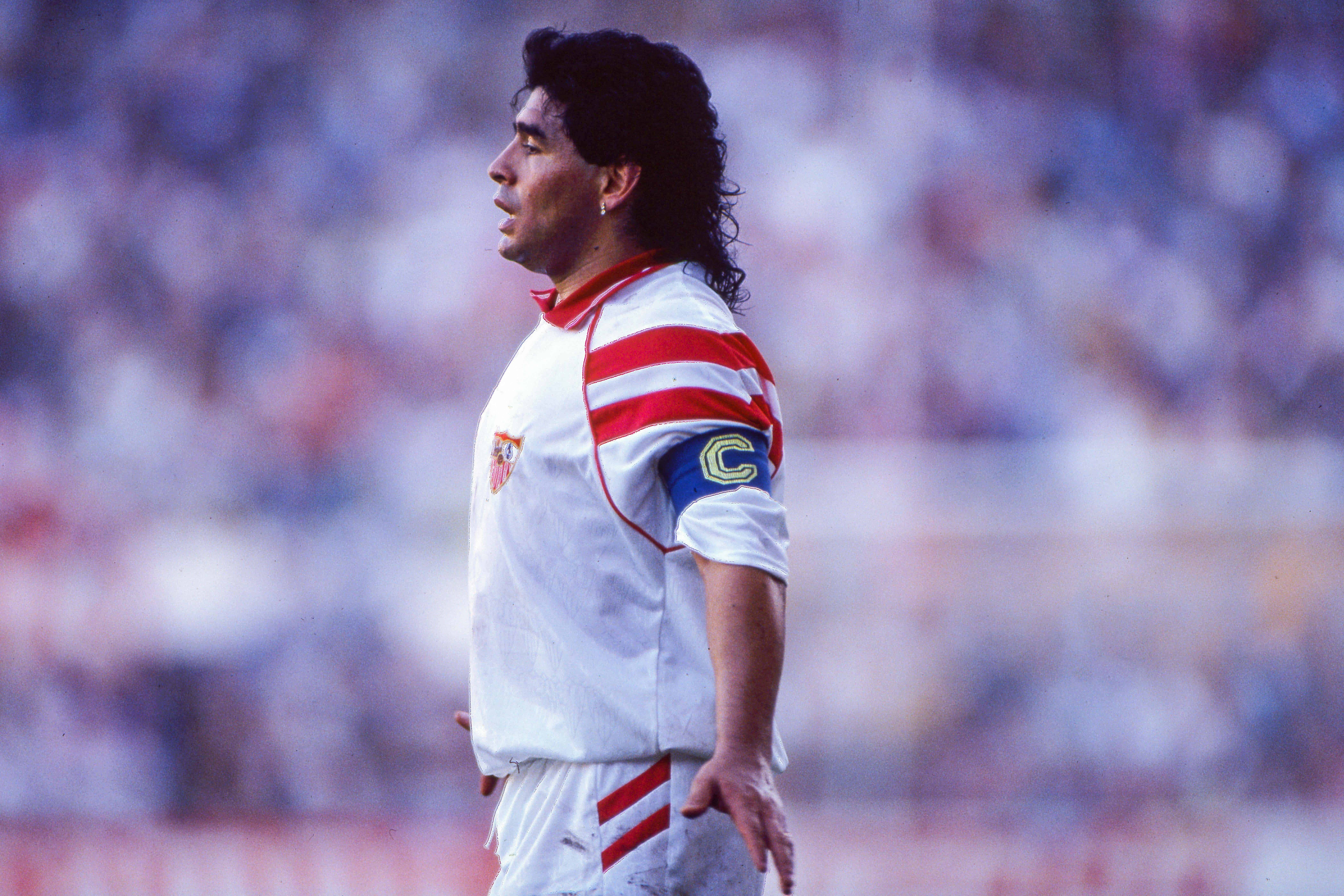 Maradona Official Sevilla Shirt, 1992/93 - CharityStars
