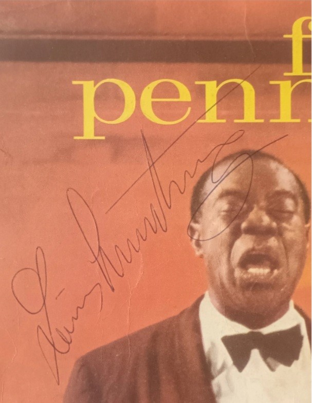 Louis Armstrong Signed Picture - CharityStars