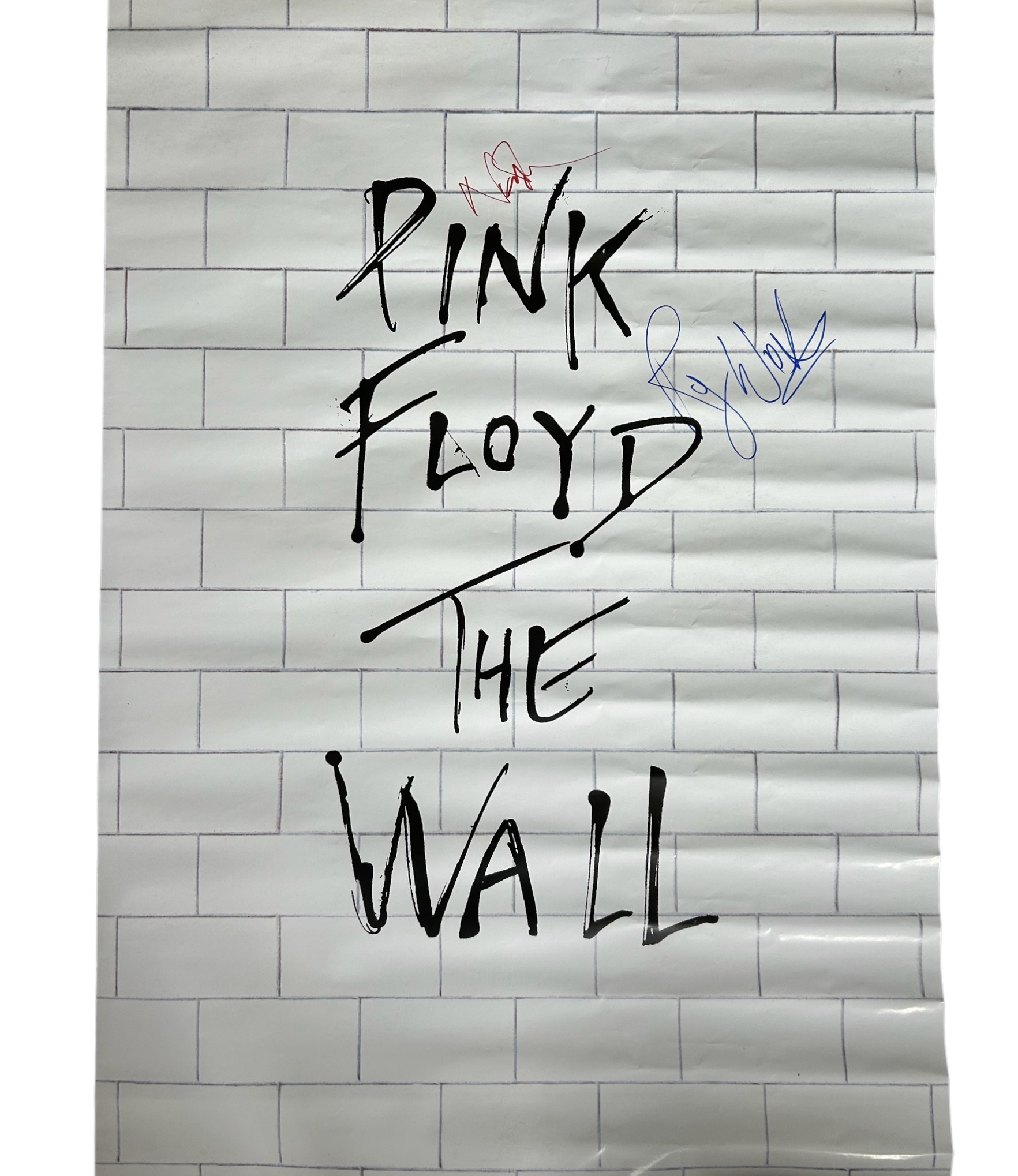 Pink Floyd Signed 'The Wall' Poster - CharityStars