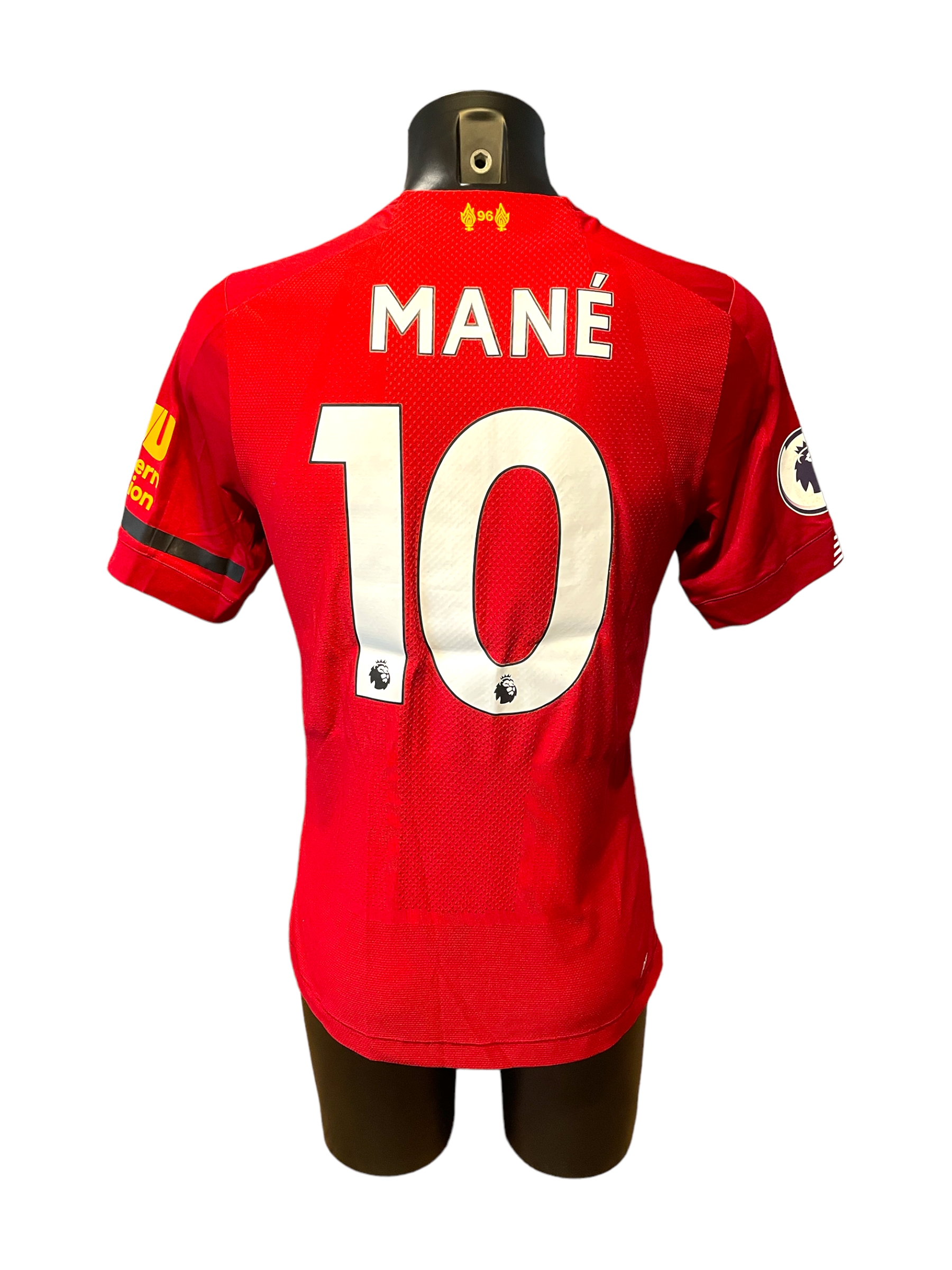 Sadio Mane Liverpool FC Worn and Unwashed Shirt, PL Champions 2019-20 ...