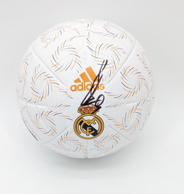 Karim Benzema Real Madrid Signed and Framed Football - CharityStars