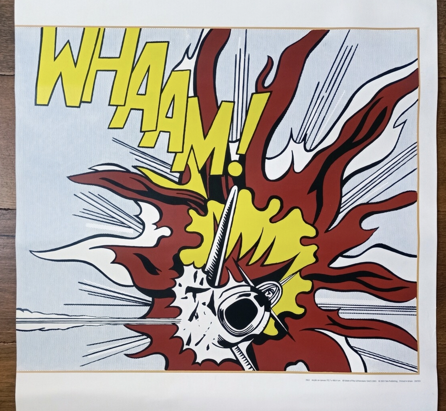 Roy Lichtenstein Whaam! - Two Posters - CharityStars