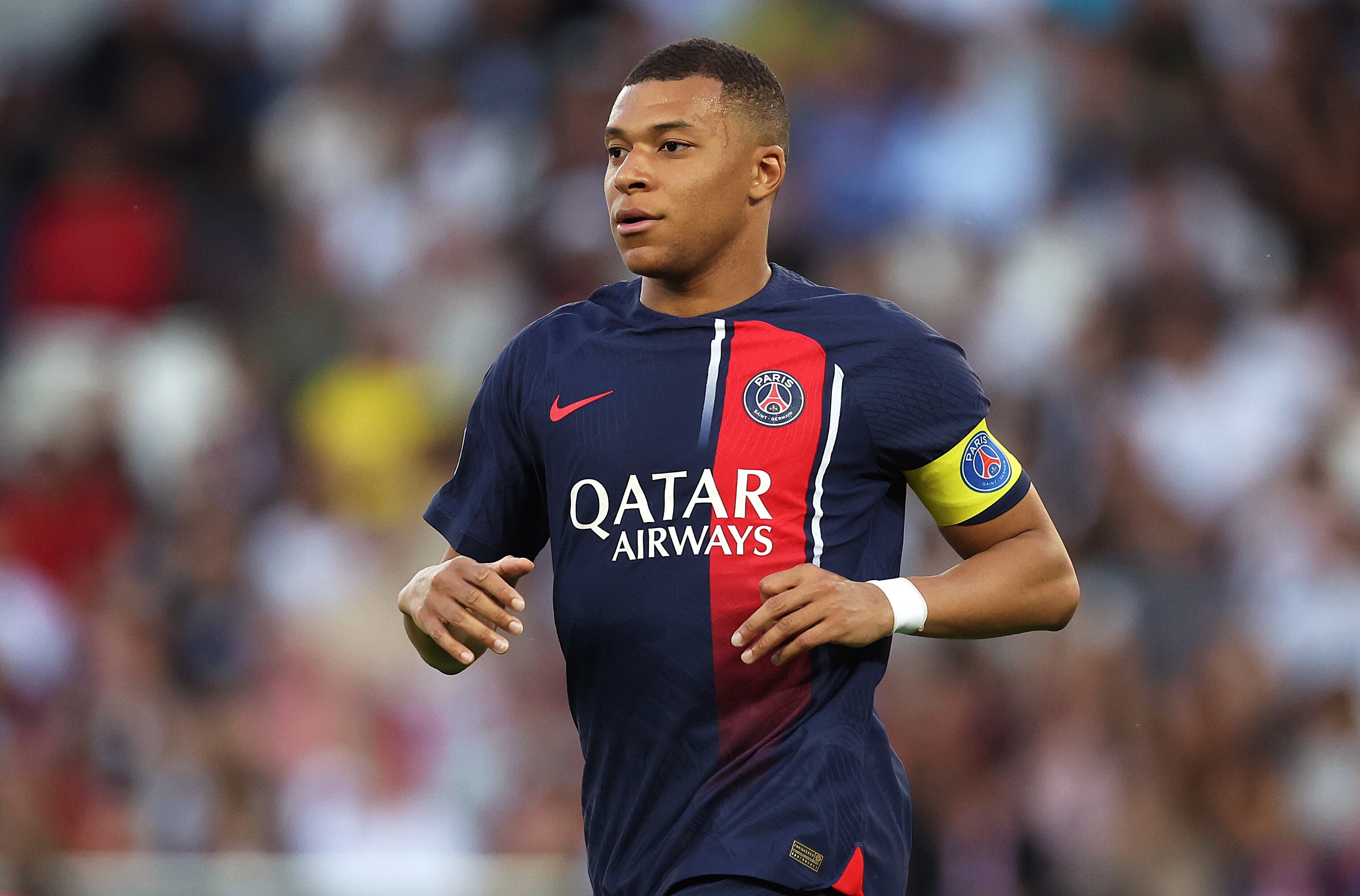 Mbappe s PSG Match Shirt 2023 24 CharityStars Mbappe s PSG Match Shirt 2023 24 CharityStars