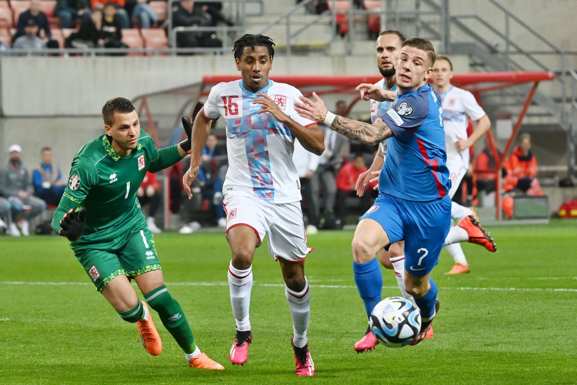 Strelec's Match-Issued Signed Shirt, Slovakia vs Luxembourg 2023 ...