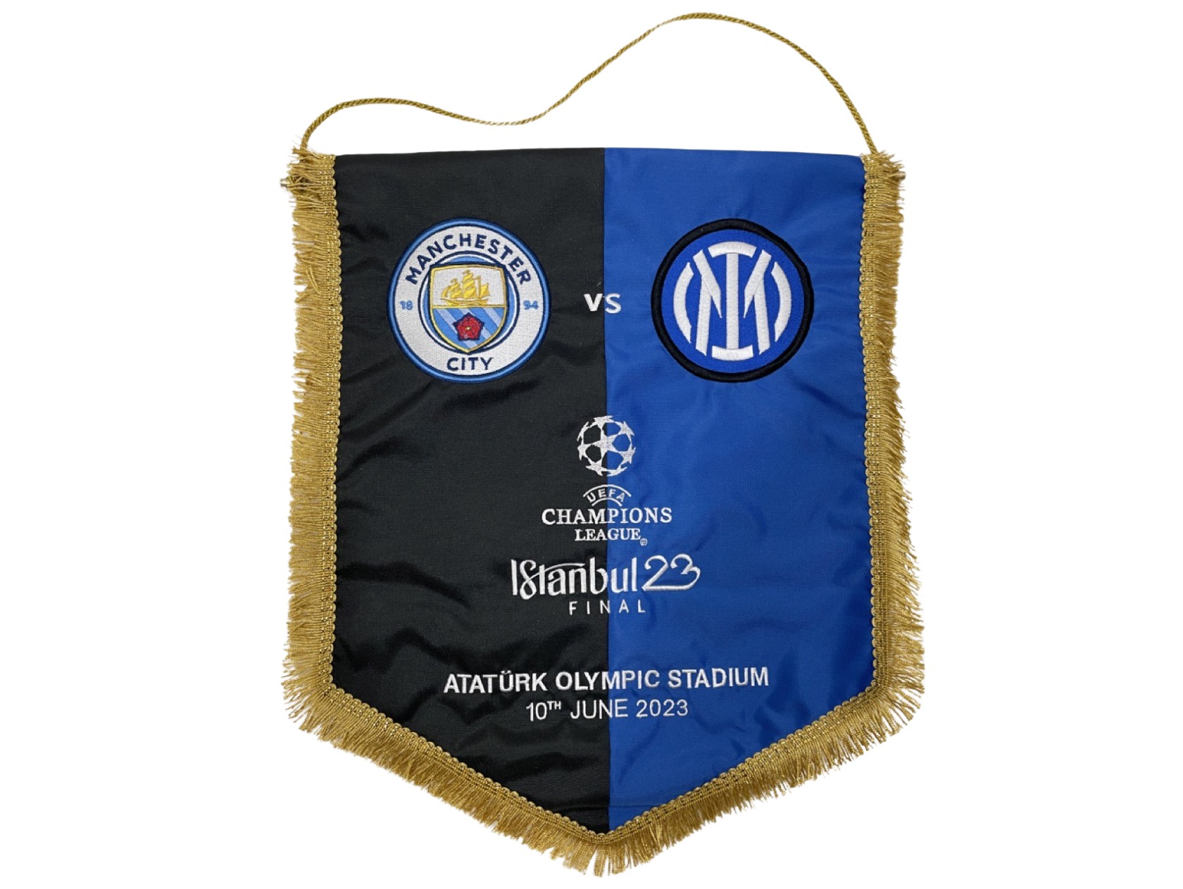 Official Inter Pennant, UCL Istanbul Final 2023 - CharityStars