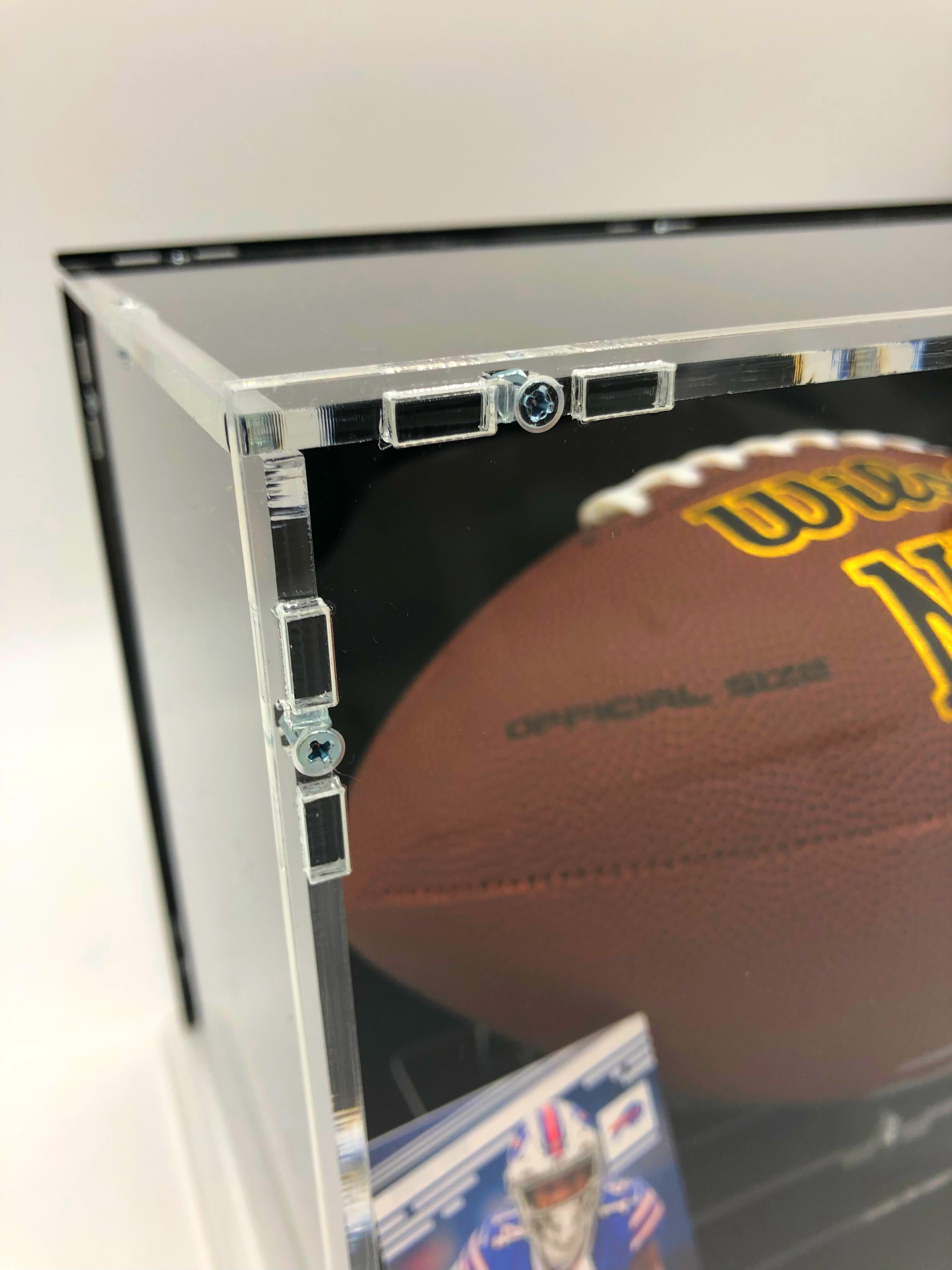 Stefon Diggs Signed Football In Display Case - CharityStars