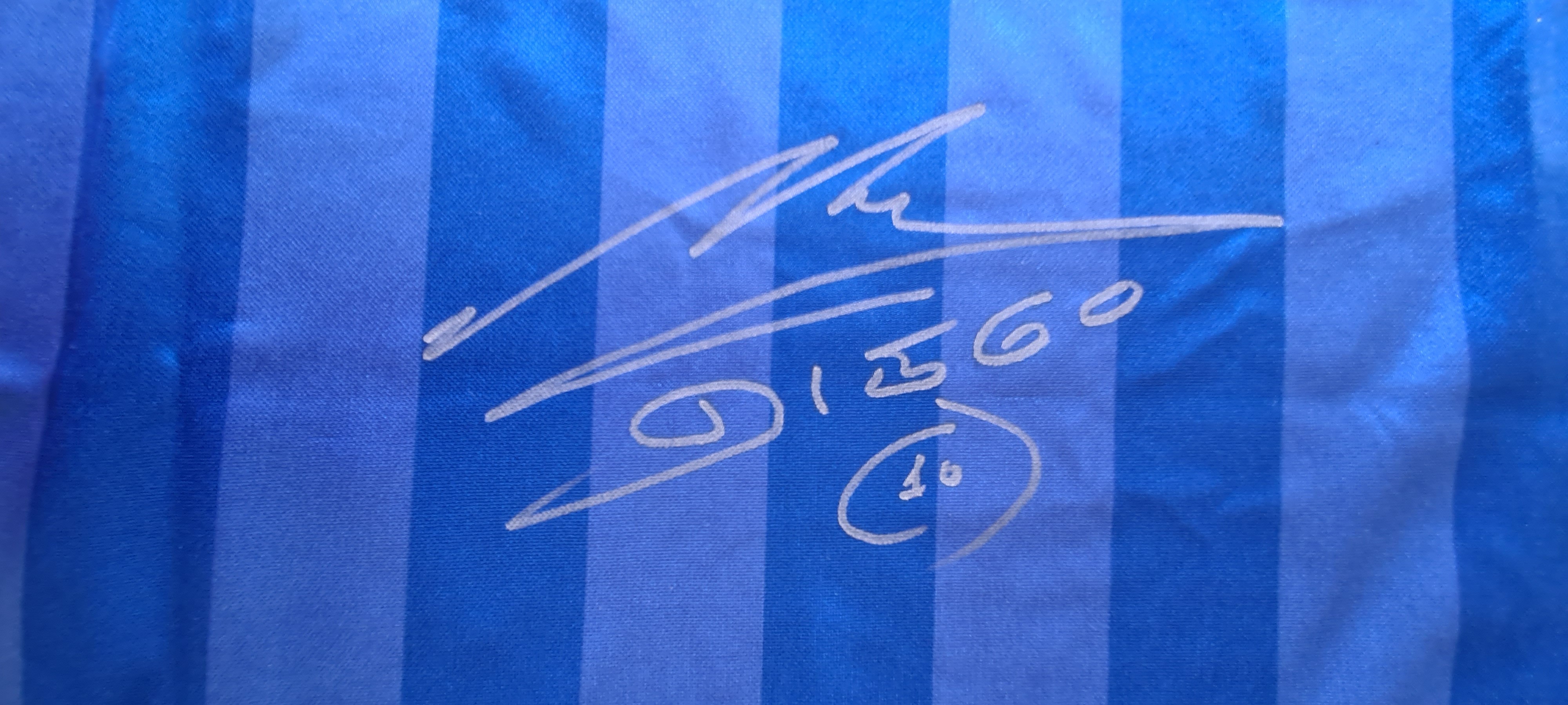 Maradona Official Argentina Signed Shirt, 1986 - CharityStars