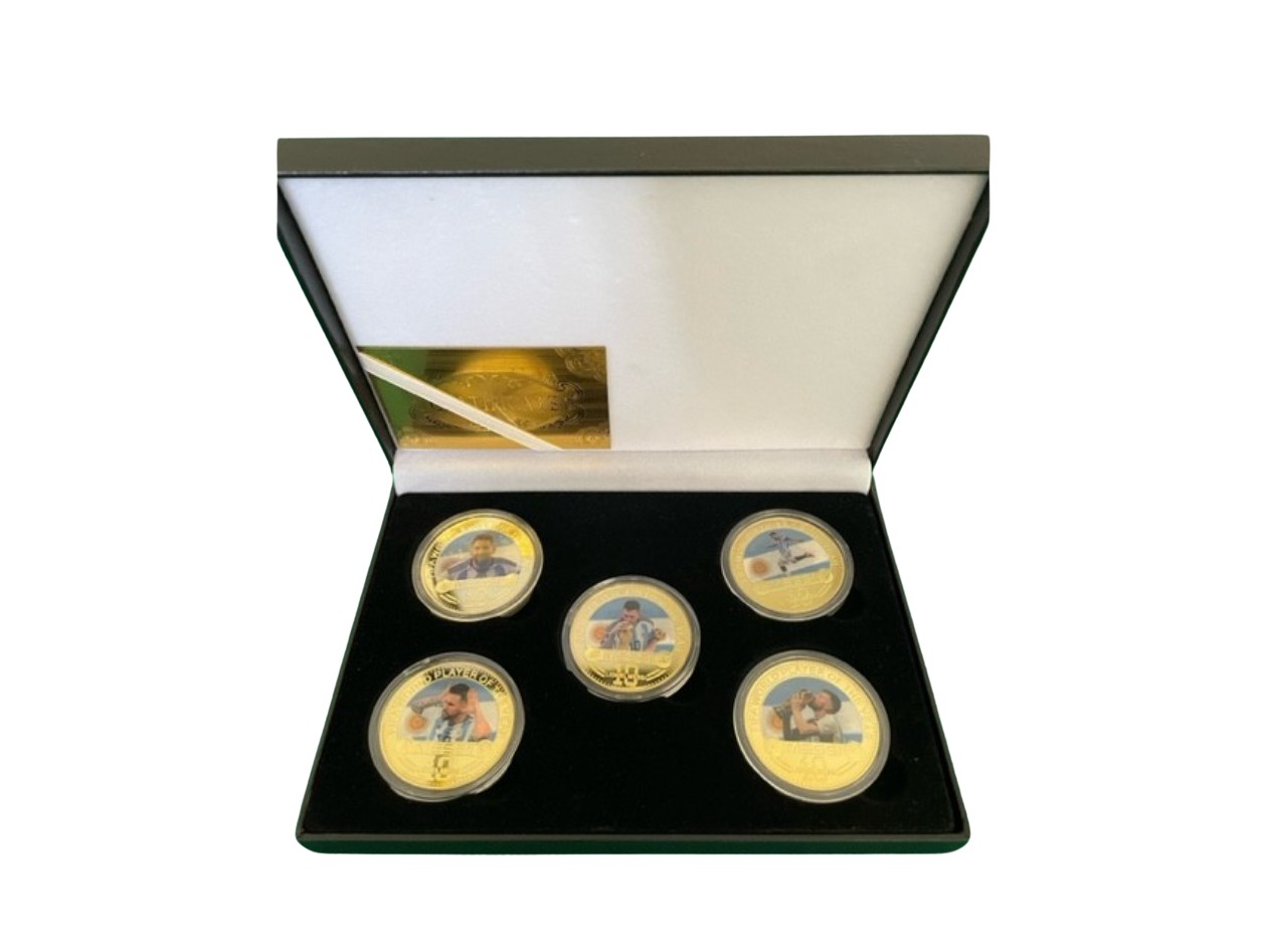 Lionel Messi Medals Box Set - CharityStars