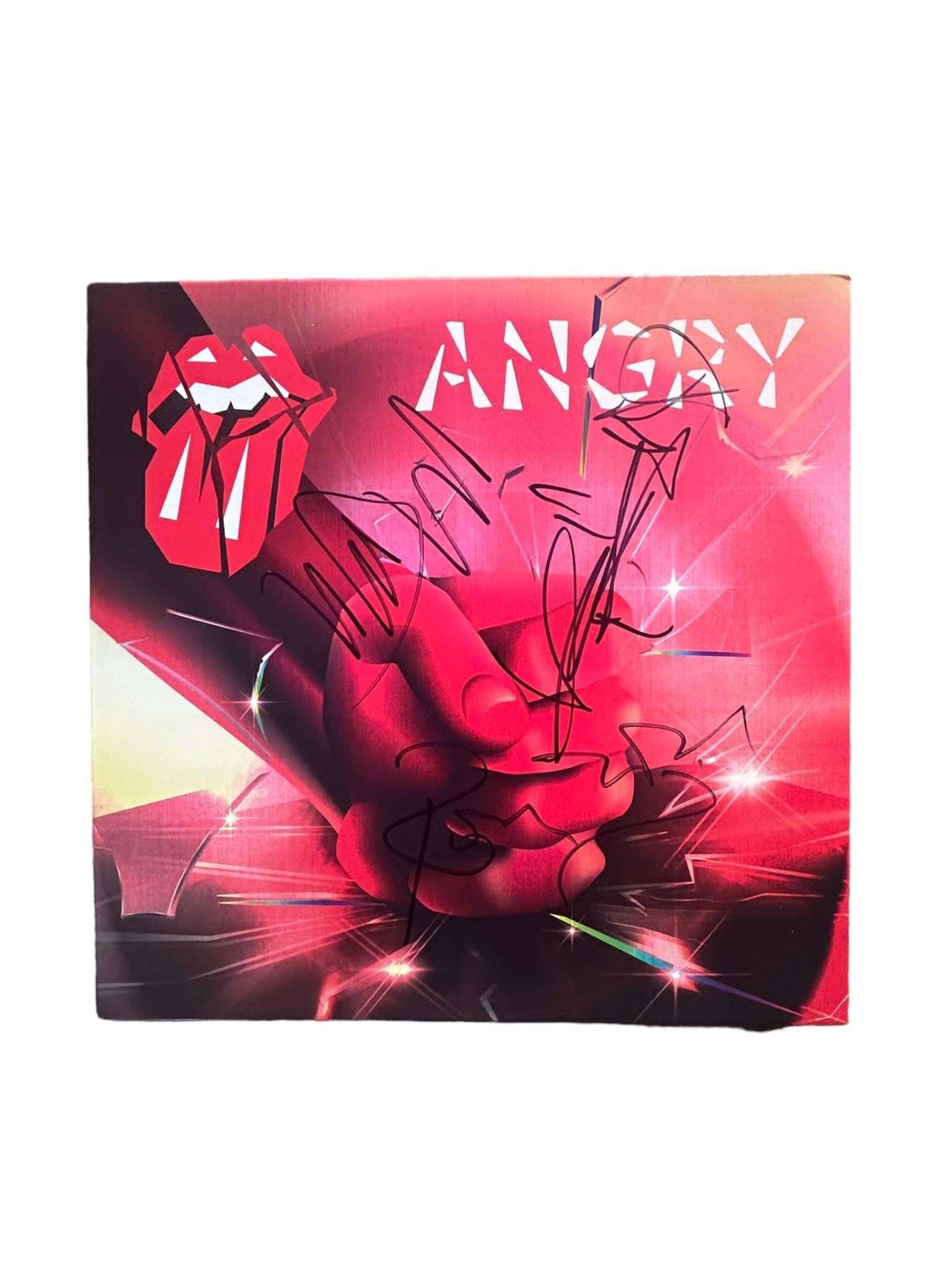 Keith Richards of The Rolling Stones Signed 'Angry' 7" Vinyl - CharityStars