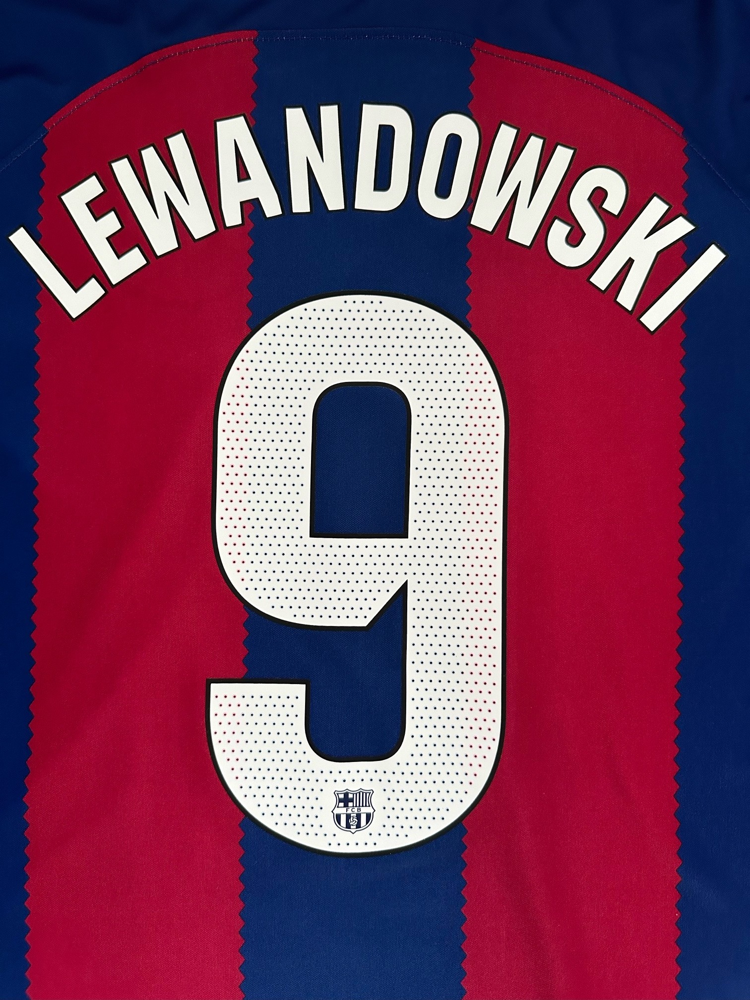 Lewandowski's Barcelona 2023 El Clasico ‘Rolling Stones’ Official Shirt ...