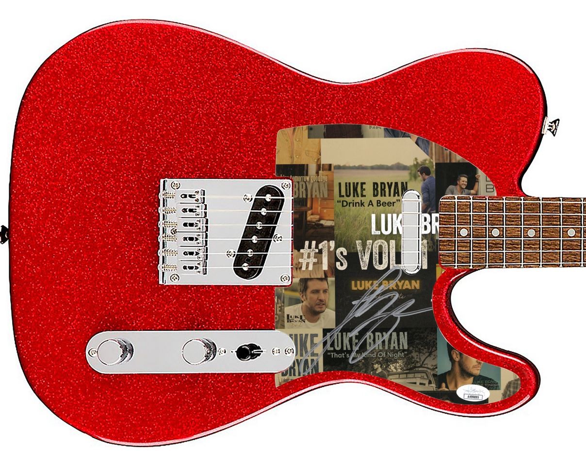 Luke Bryan Signed Fender Guitar - CharityStars