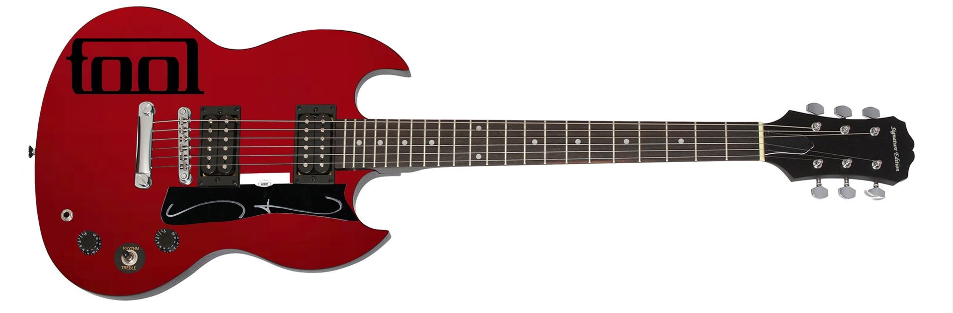 Maynard James Keenan of Tool Signed Guitar - CharityStars