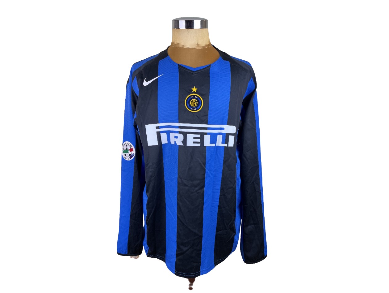 Adriano's 2004 Inter Milan Match Shirt - CharityStars