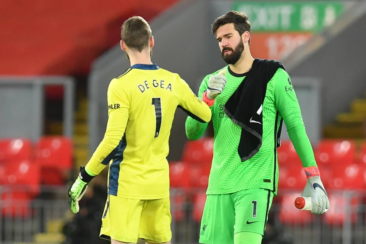 Alisson Becker Liverpool FC Match Shirt, Premier League 2020/21 ...