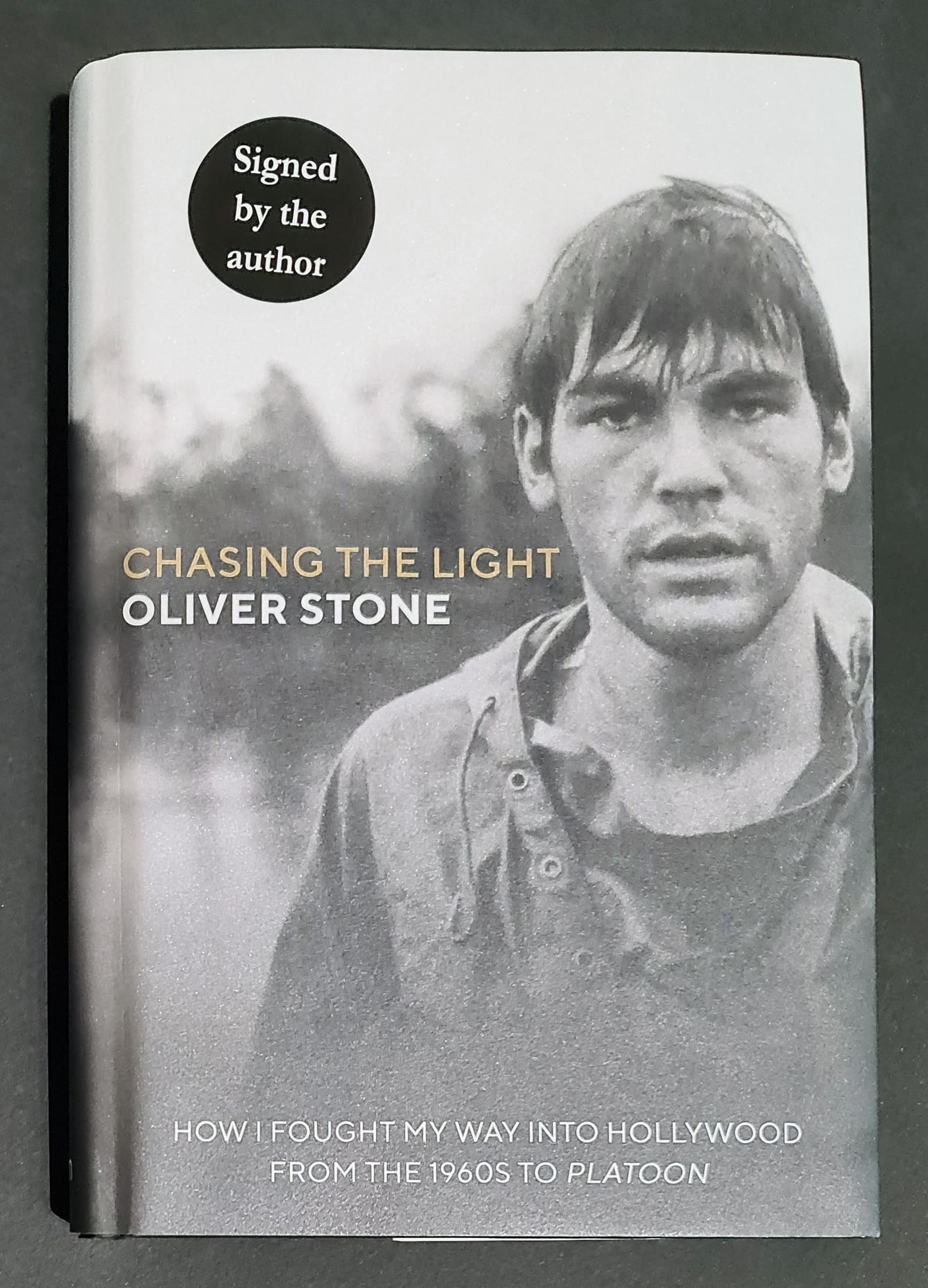 Book 'Chasing the light' signed by Oliver Stone - CharityStars