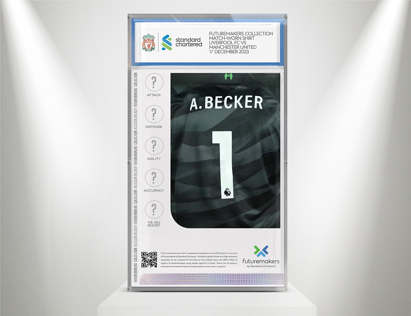 Alisson Becker ‘Futuremakers x Liverpool FC’ Collection - Match-Worn ...