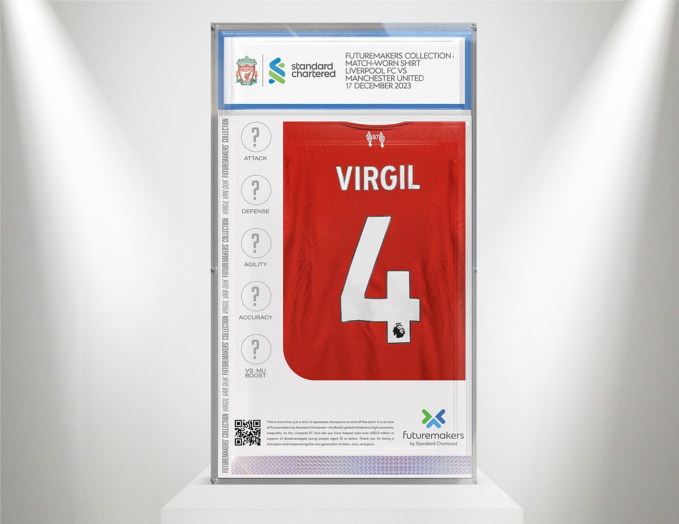 Virgil van Dijk ‘Futuremakers x Liverpool FC’ Collection - Match-Worn ...