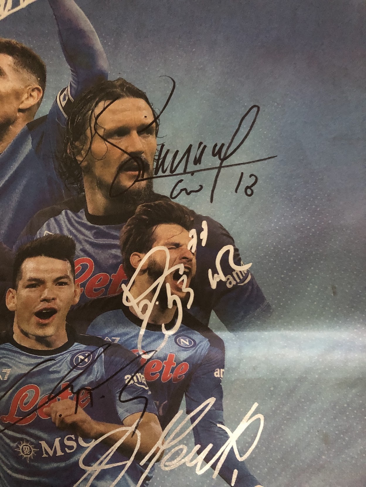 Official Napoli Poster, 2022/23 - Signed by the Squad - CharityStars