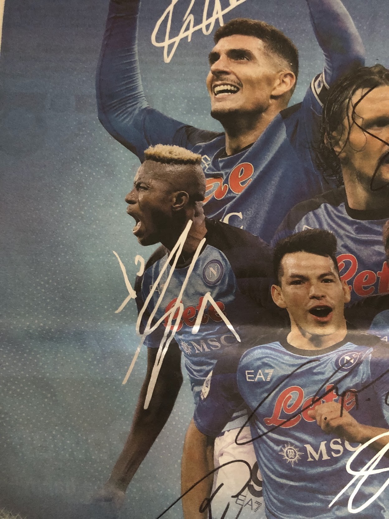 Official Napoli Poster, 2022/23 - Signed by the Squad - CharityStars