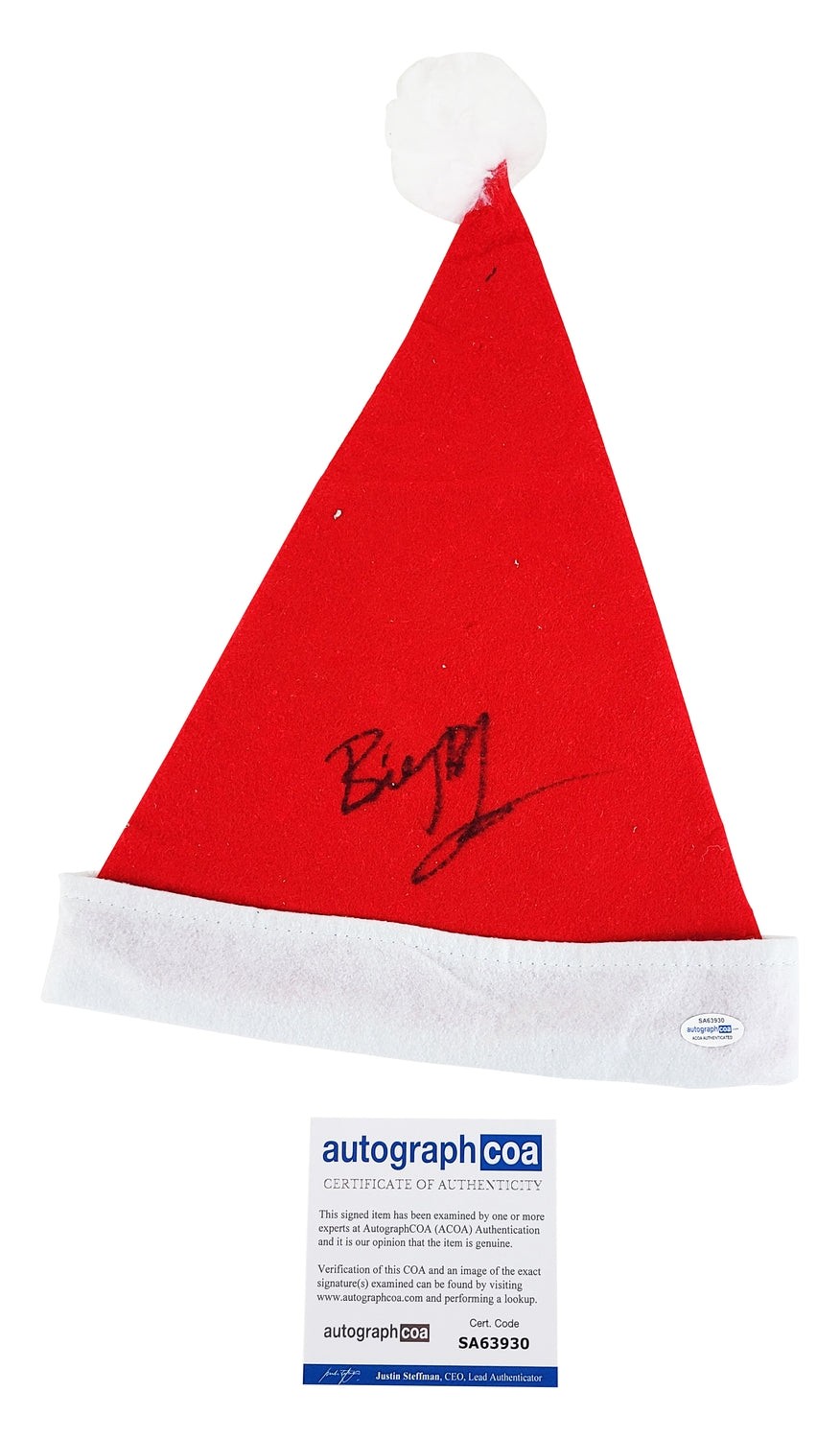 Billy Bob Thornton Signed 'Bad Santa' Hat - CharityStars