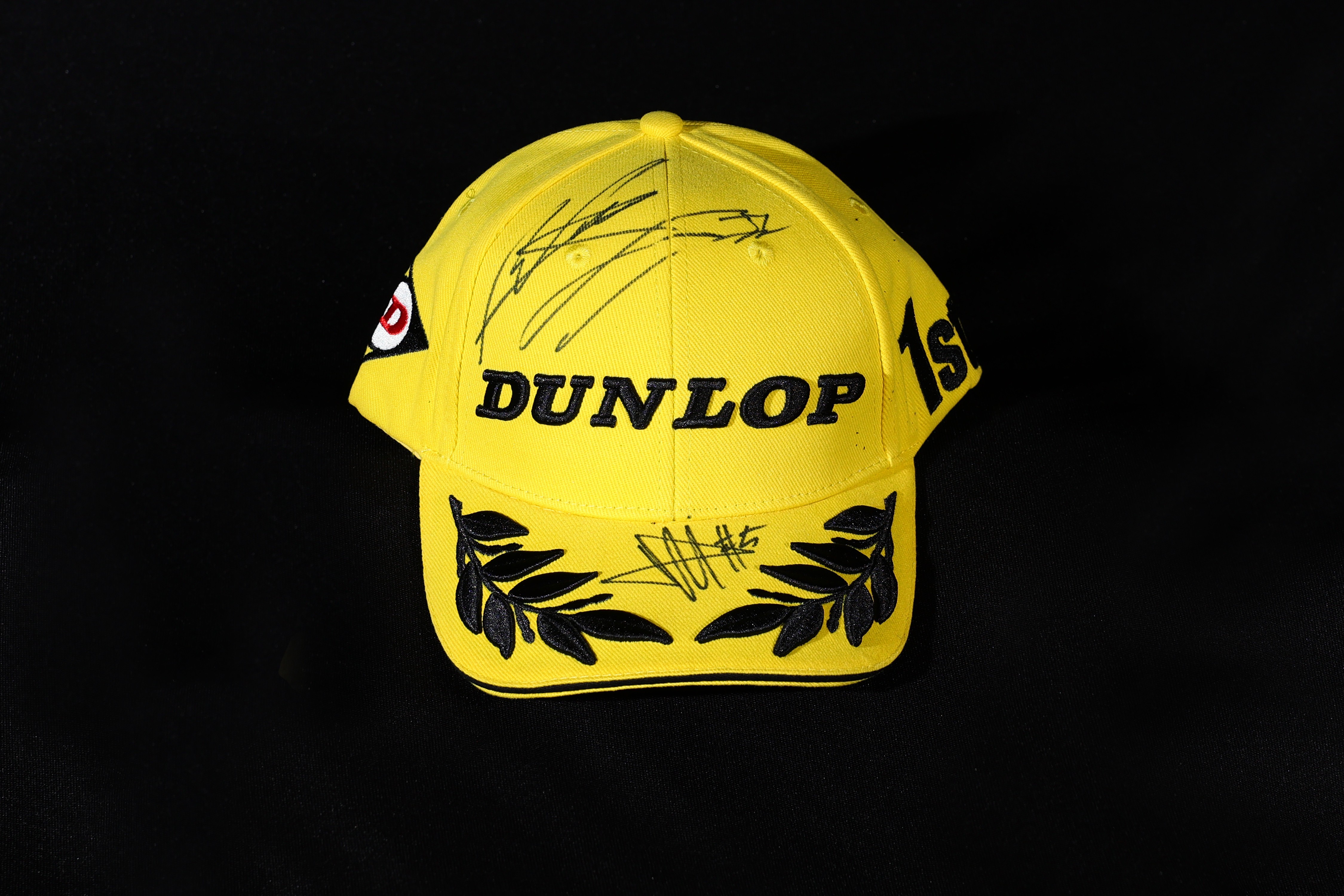 Pedro Acosta and Jaume Masia's Signed Official Dunlop Winners' Cap ...