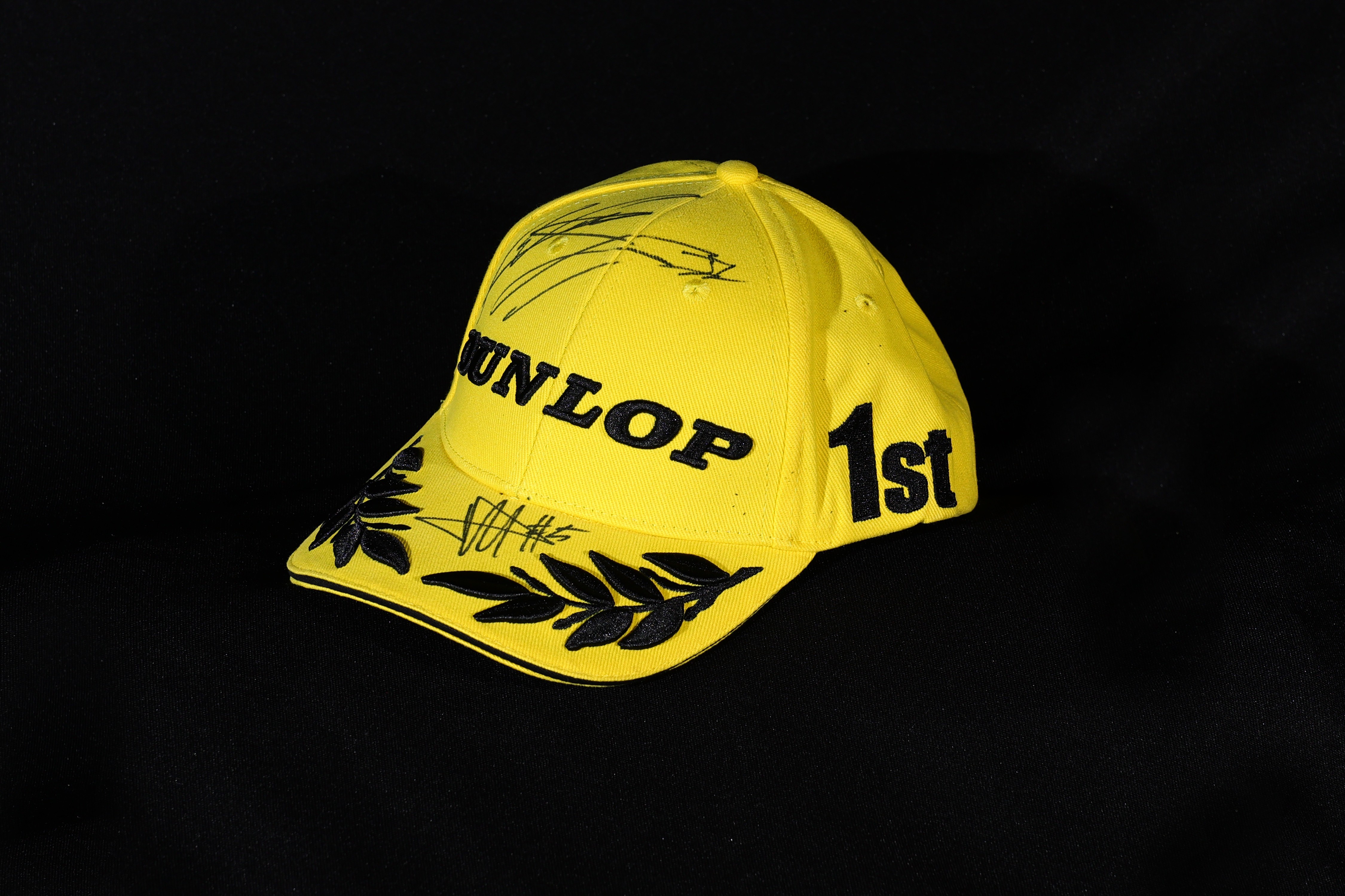 Pedro Acosta and Jaume Masia's Signed Official Dunlop Winners' Cap ...