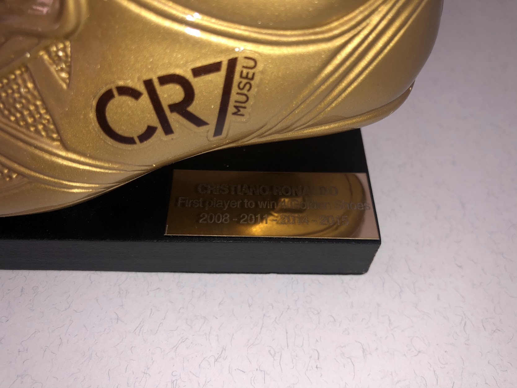 CR7 Museum Ball and Shoe - Signed by Cristiano Ronaldo - CharityStars